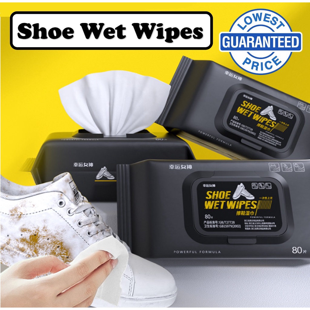 Disposable Shoe Wet Wipes Sneaker Care Product | Shopee Philippines