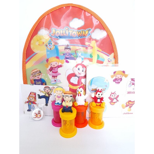 Jollibee toys set vintage bag Jolly Kiddie Meal Collectible toy ...