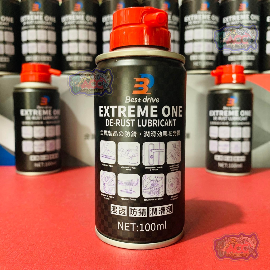 ACC Motorparts Extreme One De-Rust Lubricant 100ml | Shopee Philippines