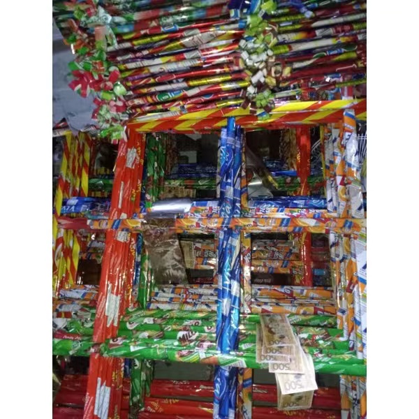 KES Kawayan Pabitin Frame Hang Bamboo Makapal For Birhtday Kiddie Party ...