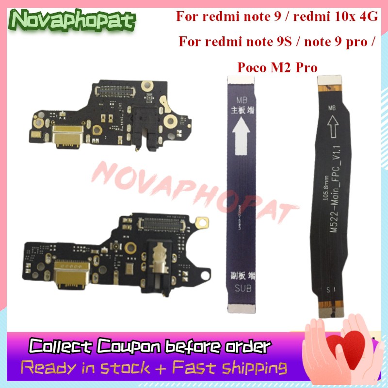 For Xiaomi Redmi Note 9 9s 10X 4G 5G Poco M2 Pro USB Charging Port Dock ...