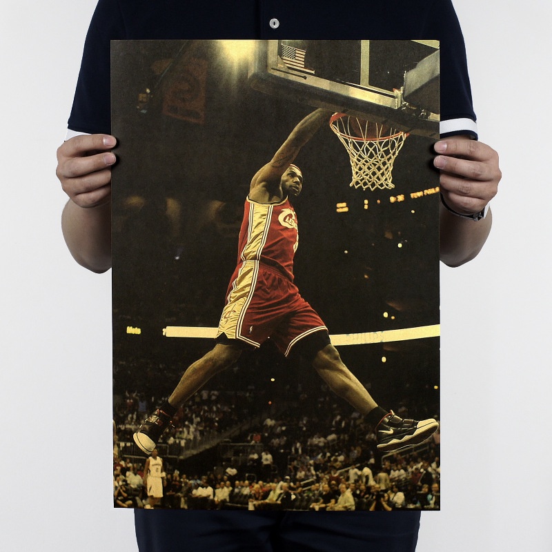 NBA Star Poster Kirby James Jordan Corey Iverson Basketball ...