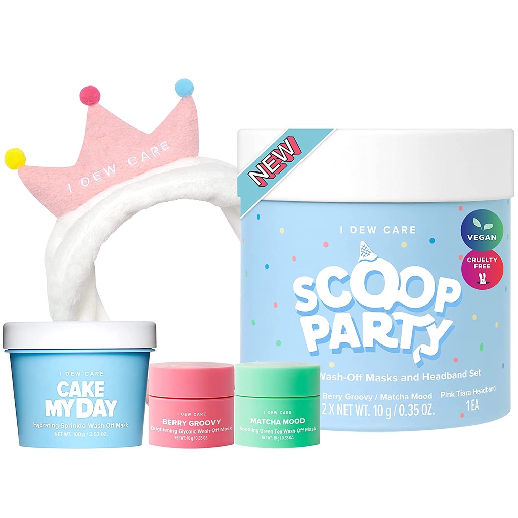 [I DEW CARE Official] Scoop Party (2 mini wash off mask + full size ...