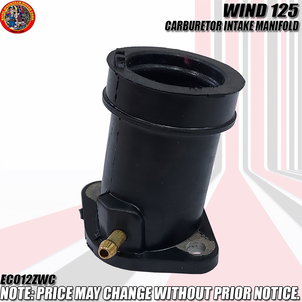 WIND 125 CARBURETOR INTAKE MANIFOLD (EC012ZWC) | Shopee Philippines