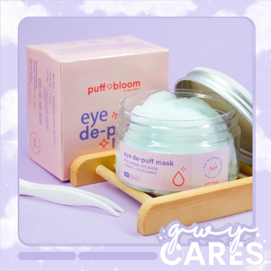 Original Effective New Puff and Bloom Eye De-Puff Mask Hyaluronic Eye ...
