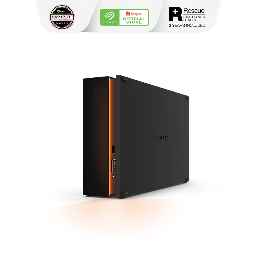 Seagate FireCuda 8TB Gaming Hub Plug N Play External Hard Drive with ...