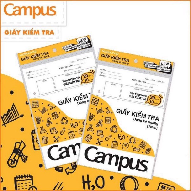 Campus level 2 test paper (with single sheet + double sheet) | Shopee ...