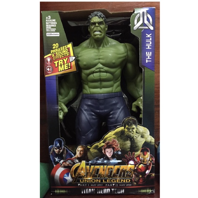 Hulk Green Giant Model Figure Has A Sound With Light On The Chest 12 ...