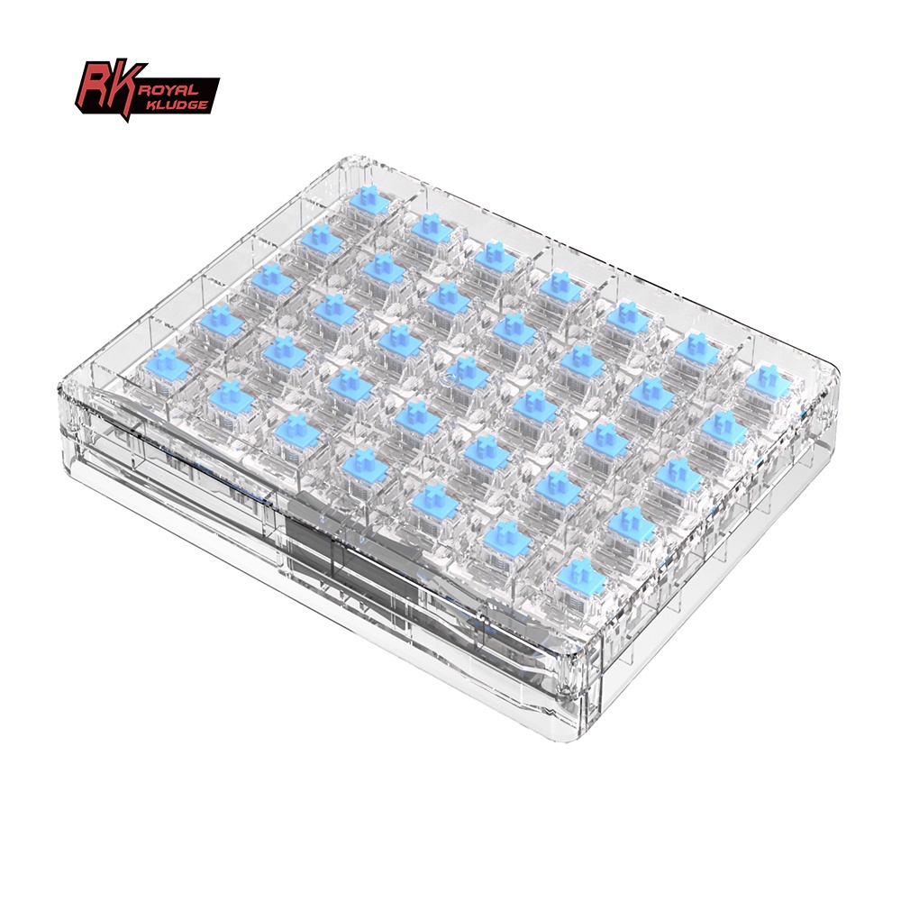RK ROYAL KLUDGE Mechanical Keyboard Switch 3 Pin Clicky Linear Tactile ...