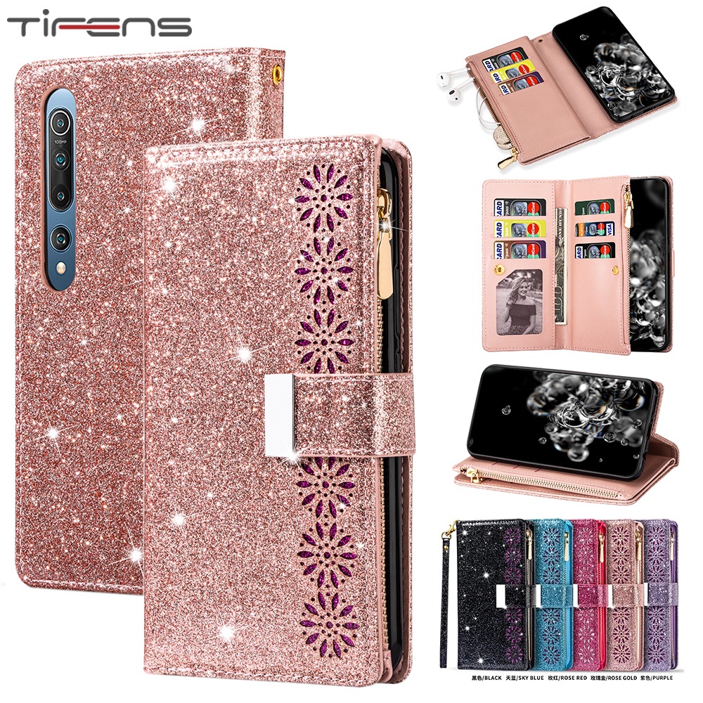 ۞leather Wallet Case For Xiaomi Poco X3 M4 F3 11t 10t 9 Cc9 Lite Redmi