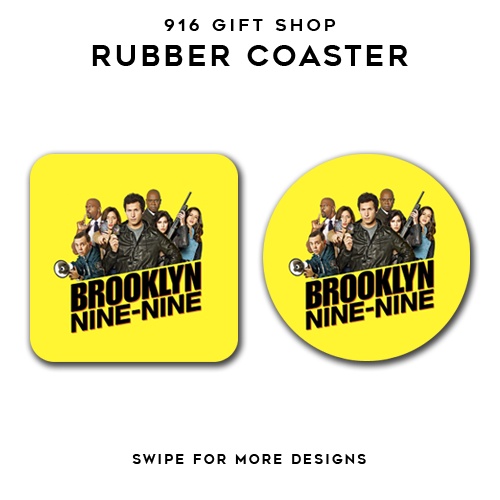 Brooklyn Nine Nine B99 NYPD Rubber Mug Coaster | Shopee Philippines