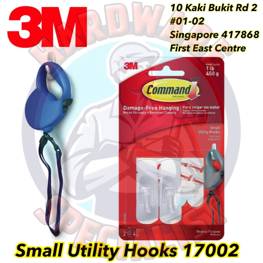 3M Command Small Hook Utility Hook 450g 17002 | Shopee Philippines