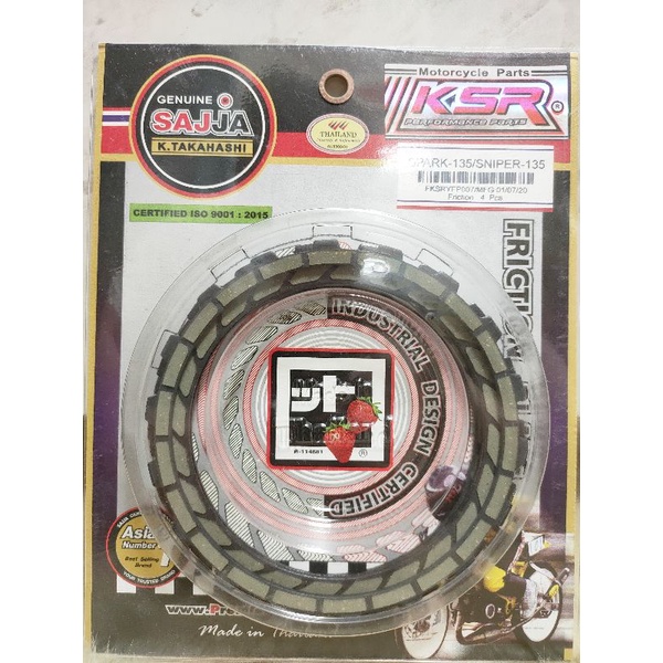Clutch Lining "Yamaha Sniper 135 Classic" (KSR Made in Thailand ...