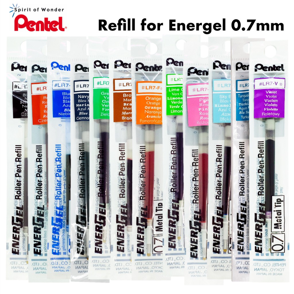 Pentel Pen Refill Energel 0.7mm Model LR7 | Shopee Philippines