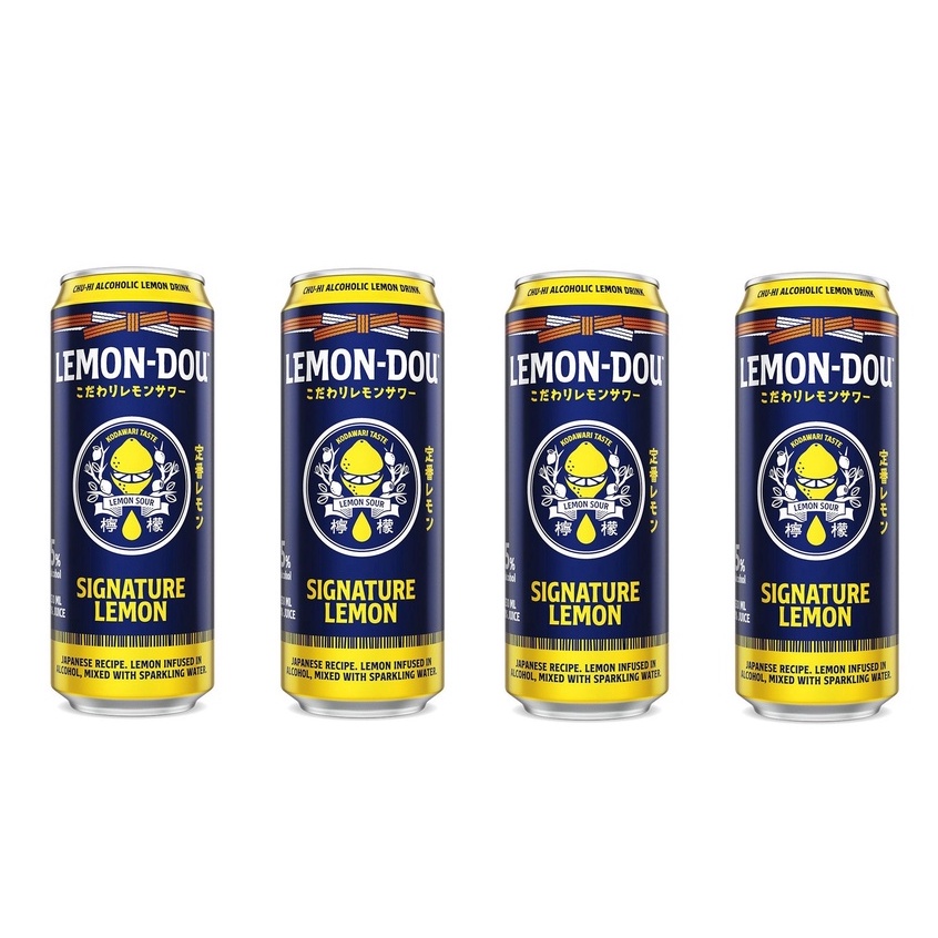 Lemon-Dou Signature Lemon 330 ML Chu-Hi Pack of 4 Cans | Shopee Philippines
