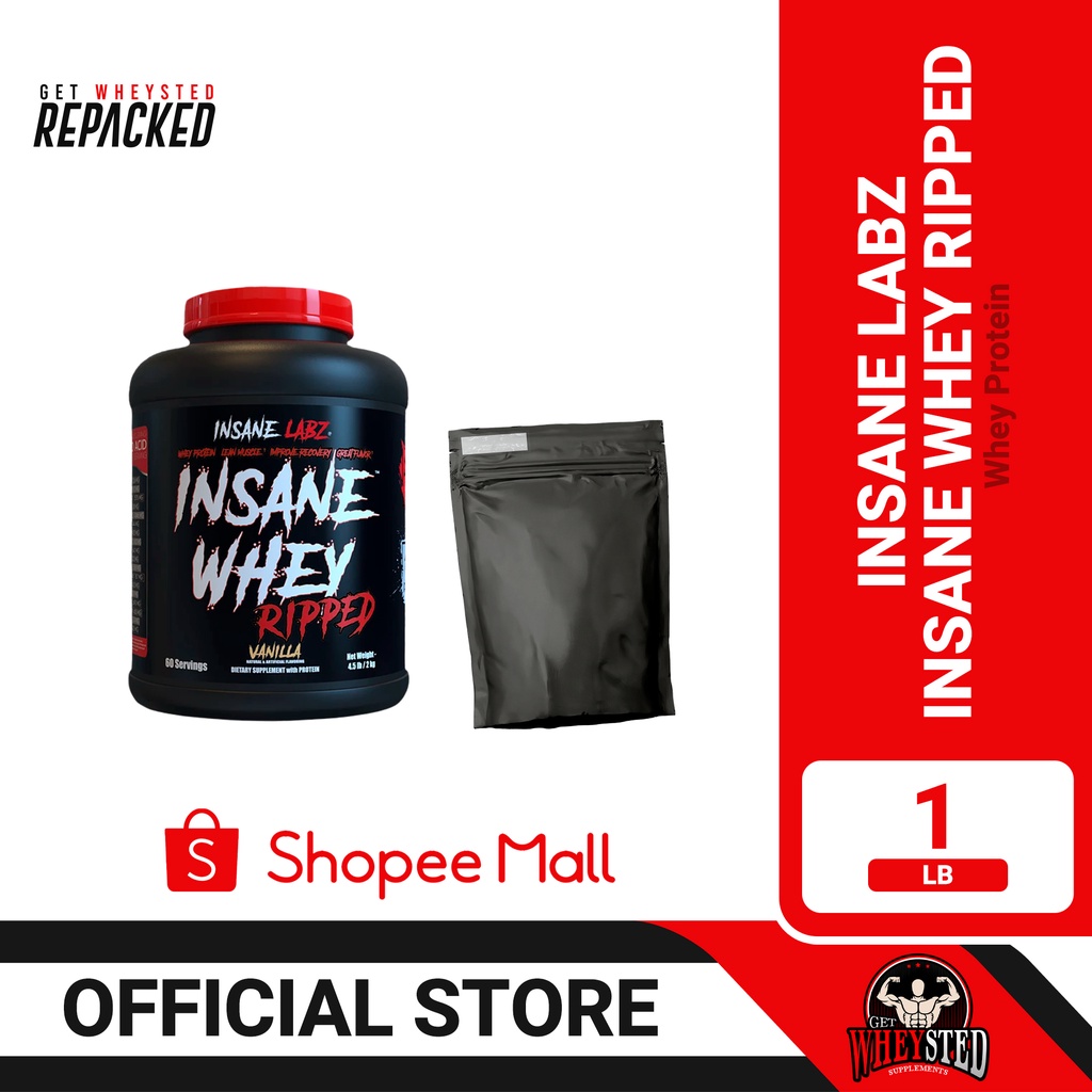 Insane Whey Ripped 1 LB (Repacked) | Shopee Philippines