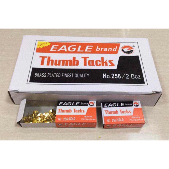 1Box/24Pcs High Quality Thumb Tacks Random Brand | Shopee Philippines