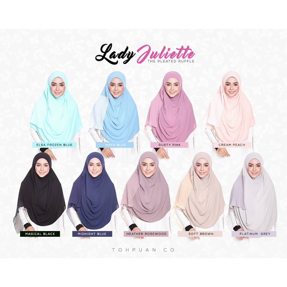 INSTANT SHAWL LABUH DOUBLE LOOP SIAP JAHIT LABUH PANJANG 2 METER LADY ...