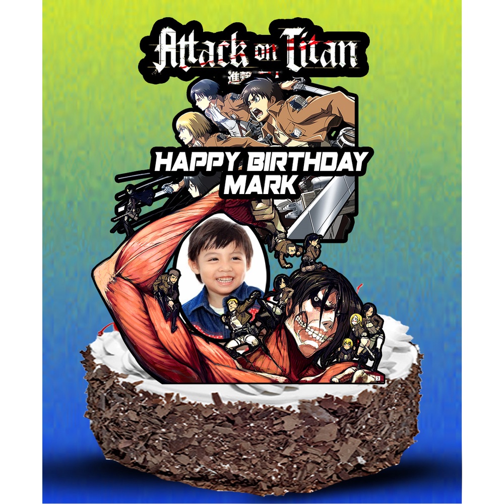 Attack on Titans theme Cake Topper COD | Shopee Philippines