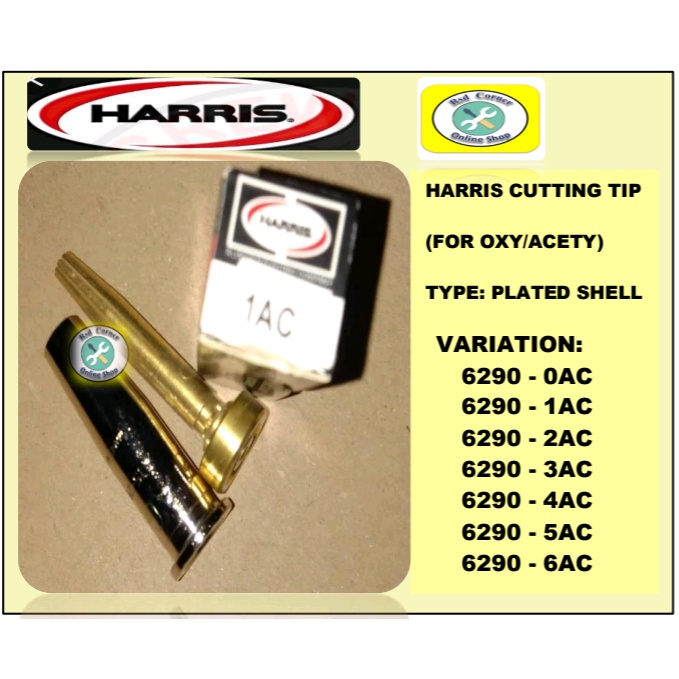 HARRIS CUTTING TIP For (Oxygen/Acetylene ) ( 0AC, 1AC, 2AC, 3AC, 4AC ...