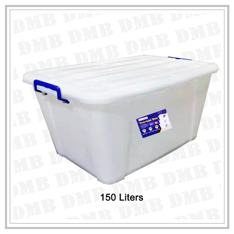 Newland Storage Box 150L Transparent White NL1500T | Shopee Philippines