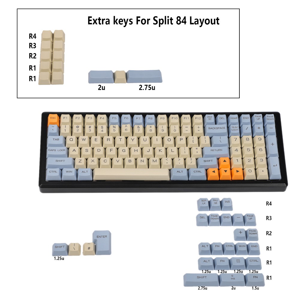 Two-Hand Separated Mechanical Keyboard Split Keyboard Ergonomic ...