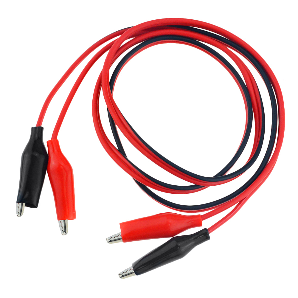 1M Electrical Alligator Clips Double-ended DIY Test Lead Jumper Wire ...