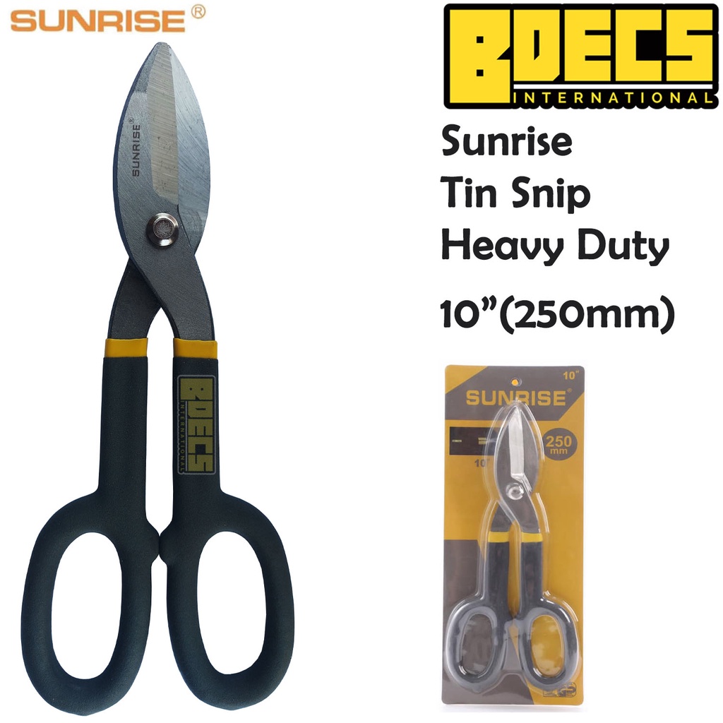Tin Snips Metal Sheet Cutter High Quality 250mm 10 inches 1pc by bdecs ...