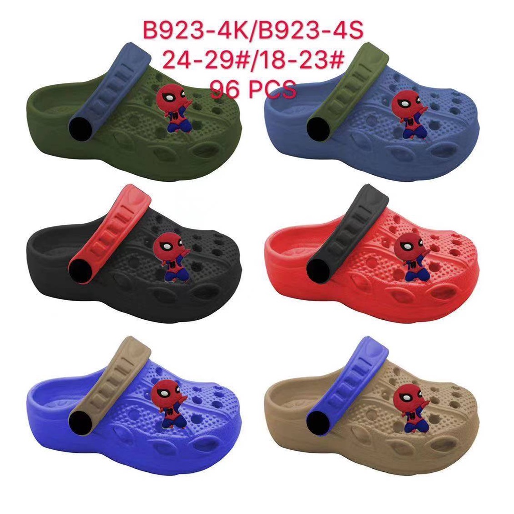 Cartoon Design Sandals Closs Slipper For Kid Boy 18-29 | Shopee Philippines