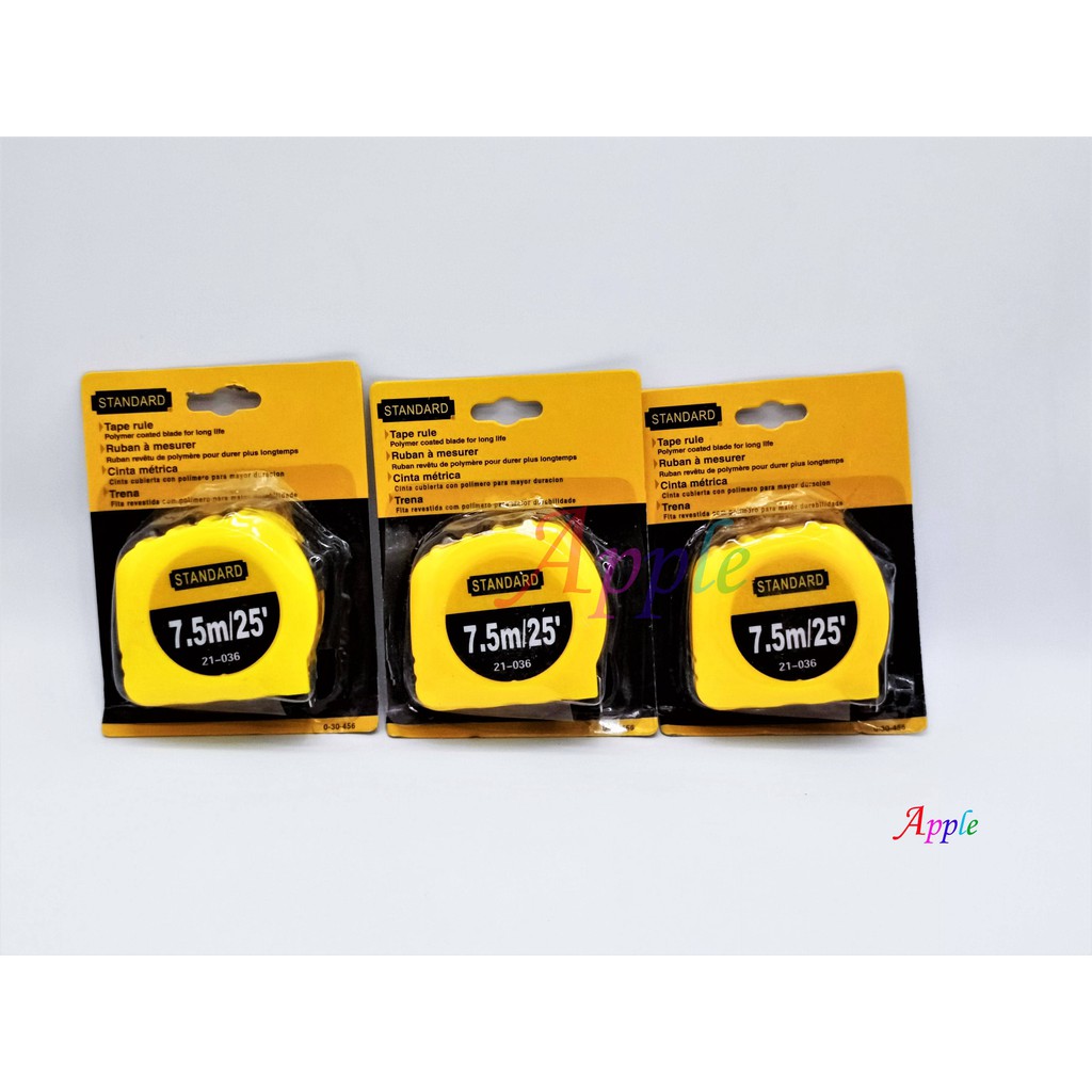 Apple-Professional Tape Measure Retractable Slide Lock Measuring Tool ...