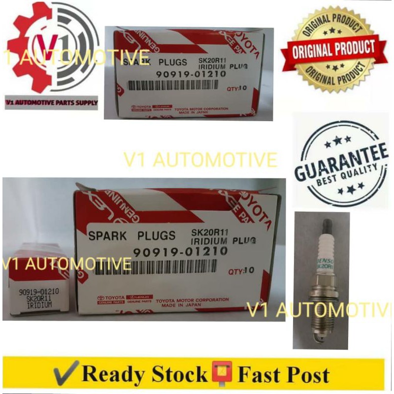 90919-01210 TOYOTA ALL 1AZ 2AZ SPARK PLUG | Shopee Philippines