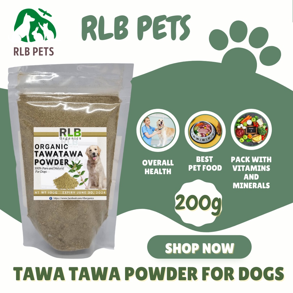 200 grams Pure Natural Tawa Tawa Powder for Dogs - Food Toppers ...