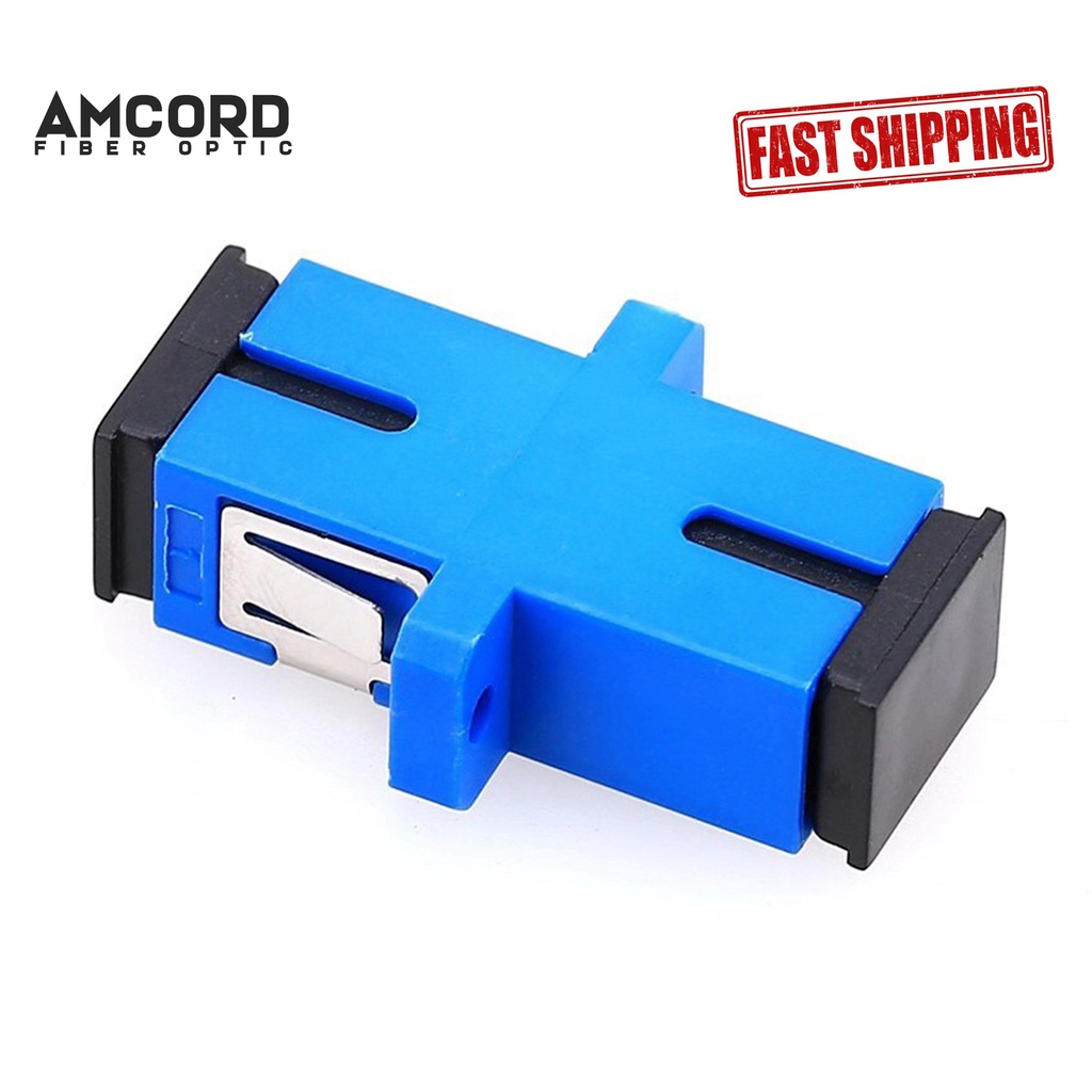 SC-SC Fiber Optic Adapter SC-SC Coupler SC Female to SC Female UPC ...