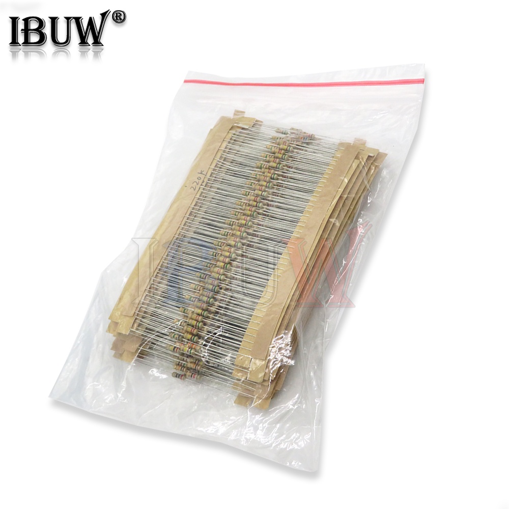 860PCS/LOT Carbon Film Resistor Kit 1/4W 5% resistors assorted kit set ...