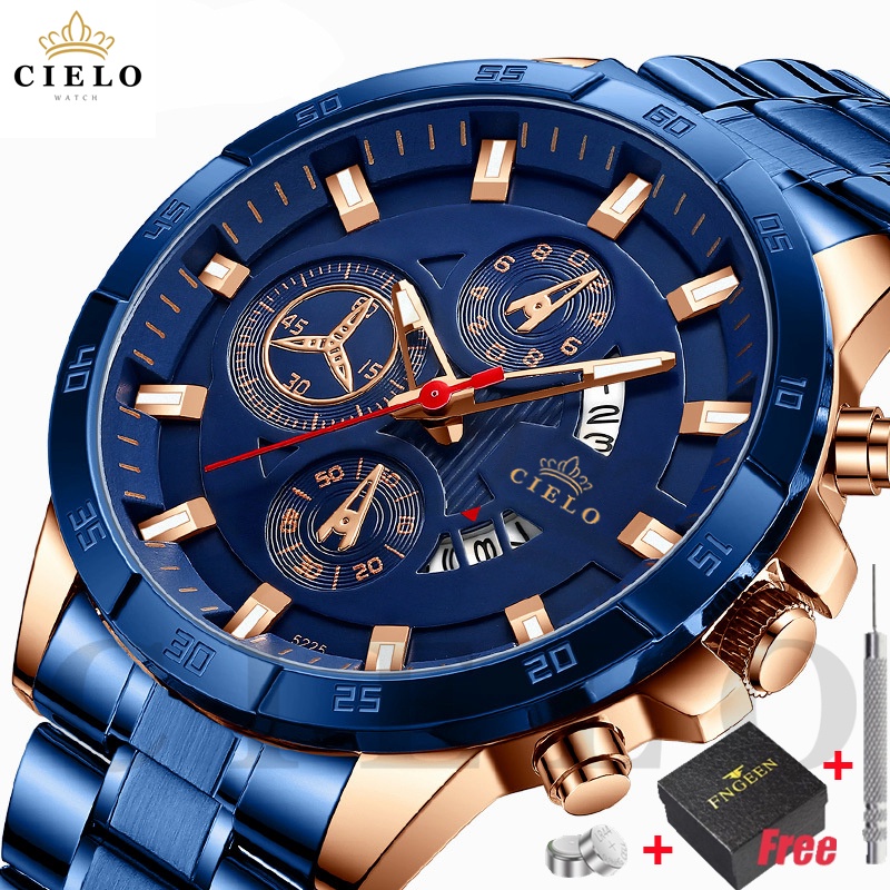 (Buy 1 free box) Watch for men stainless watch automatic original wrist ...