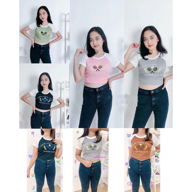 Tennis Club Crop Top Shopee Philippines