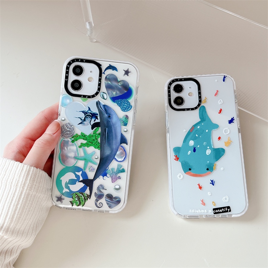 For iPhone 16 15 14 13 Pro Max Pattern Colorful Sharks Case for iPhone ...