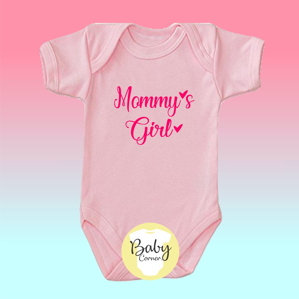Mommy's girl onesie design ( statement onesie / baby onesie ) | Shopee Philippines