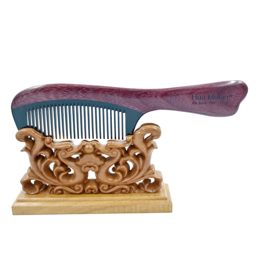 Hua Mulan ZH2-9 Ox Horn and Purple Sandalwood Comb | Shopee Philippines