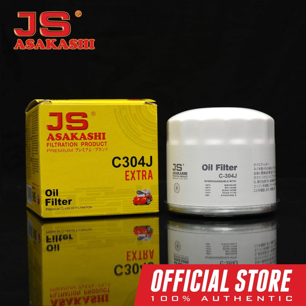 JS Oil Filter C304J For Ford Laser,Kia Pride,Sorento(Gas),Hyundai ...