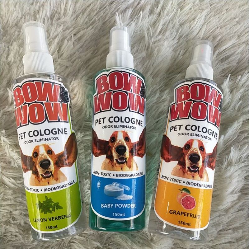 Bow Wow Pet Cologne Odor Eliminator Spray Sweet Fragrance 150ml ...
