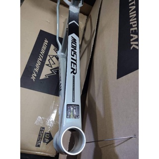 Mountainpeak mtb 27.5 Monster frame medium(glossy Black gray) (matt ...