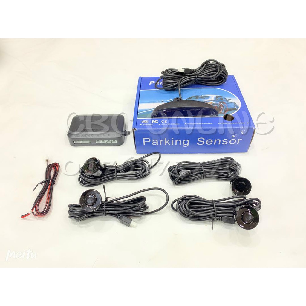 4 Eyes Reverse Sensors LCD Display Car Reverse Radar System Reverse ...