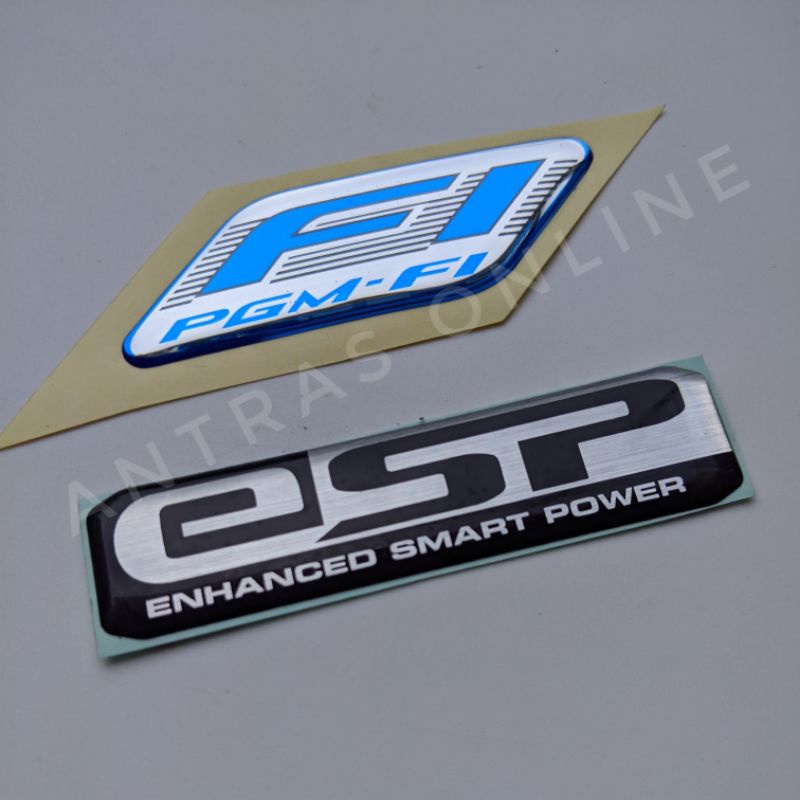 Honda PGM-FI and ESP Emblems, Flexible Resin Stickers | Shopee Philippines