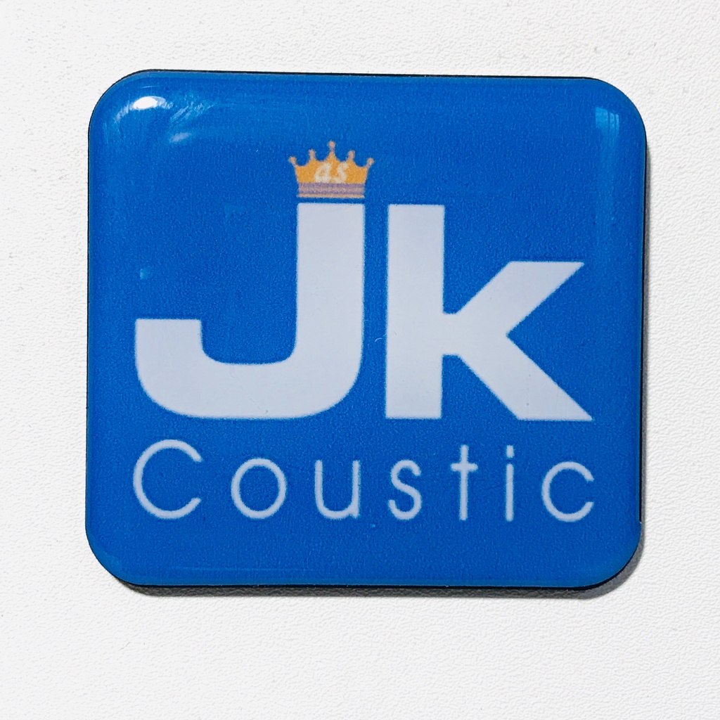 Jk Coustic Emblem logo for 3D embossed speaker box logo | Shopee ...