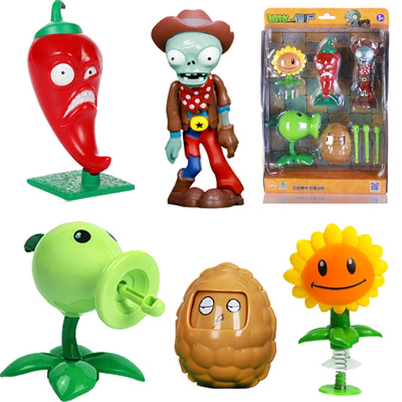 Plants vs Zombies 2 PVZ2 Toys Action Figures Set Toy for Boys Girls ...