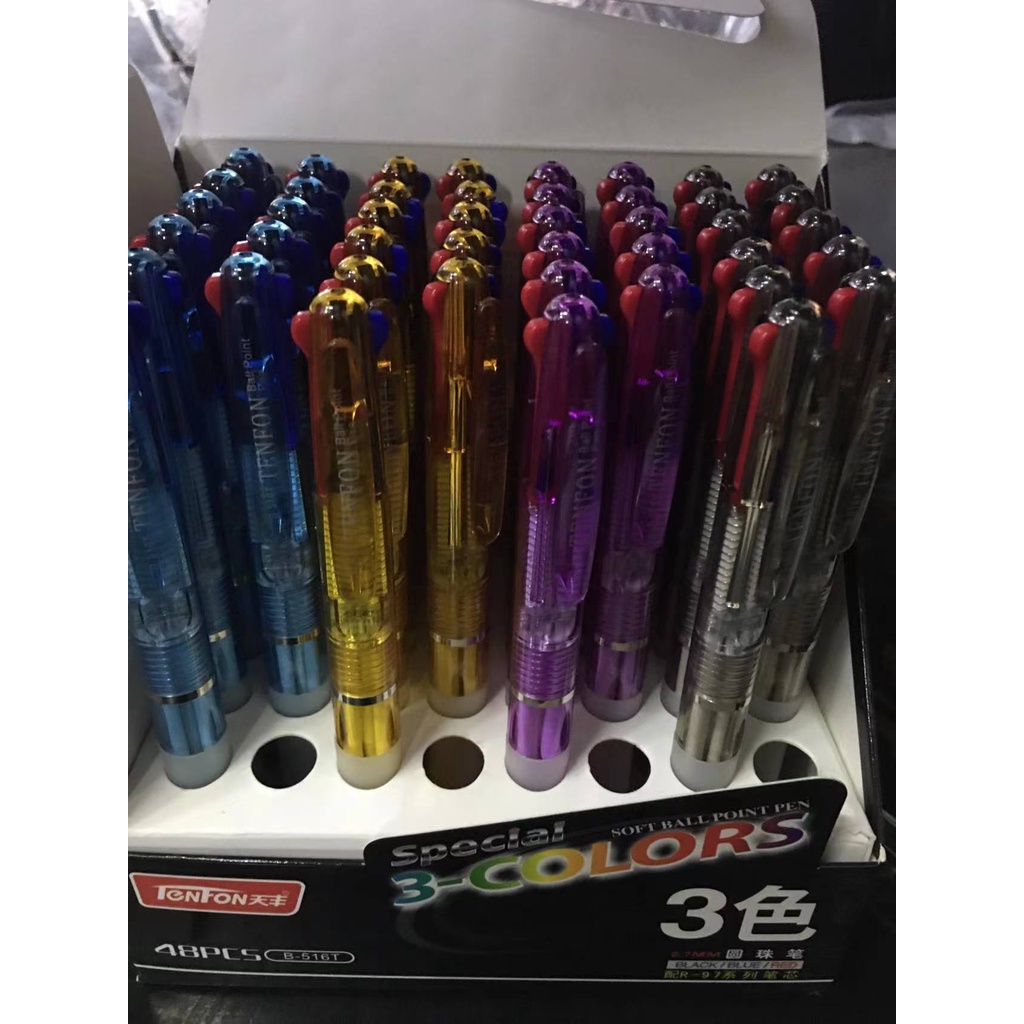 3 in 1 tenfon ballpen/0.7 mm | Shopee Philippines