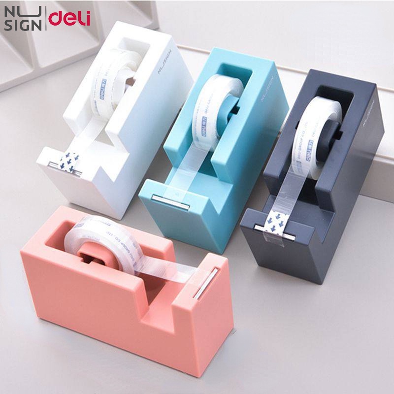 Deli Tape Dispenser Silicon Base 114x45x59mm NS121 | Shopee Philippines