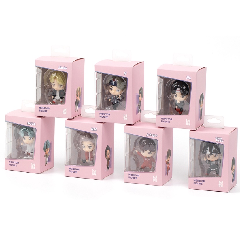 [Korea] BTS (Bangtan boys) Monitor Figure full set (7 members), TinyTan, Official, Original ...