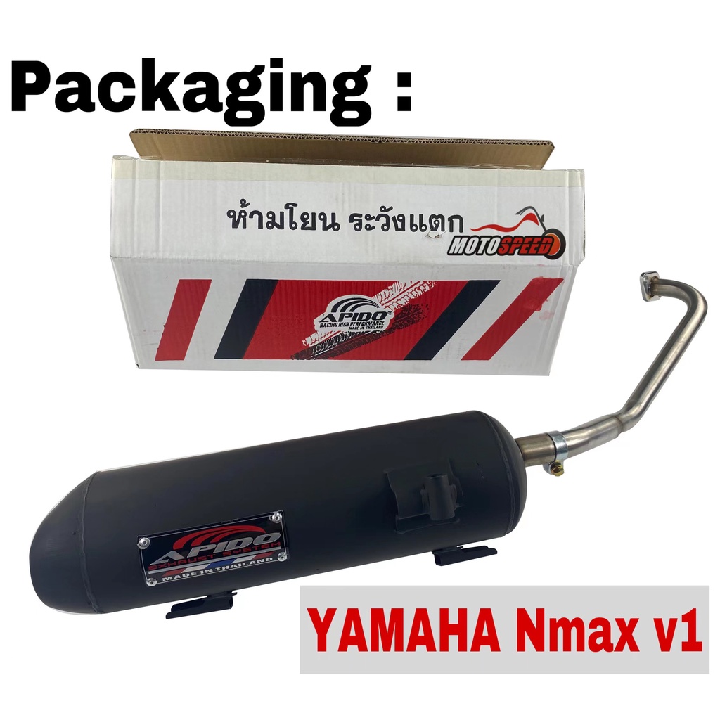 Yamaha Nmax V1 Apido Muffler Pipe Full Exhaust System Motorycycle ...